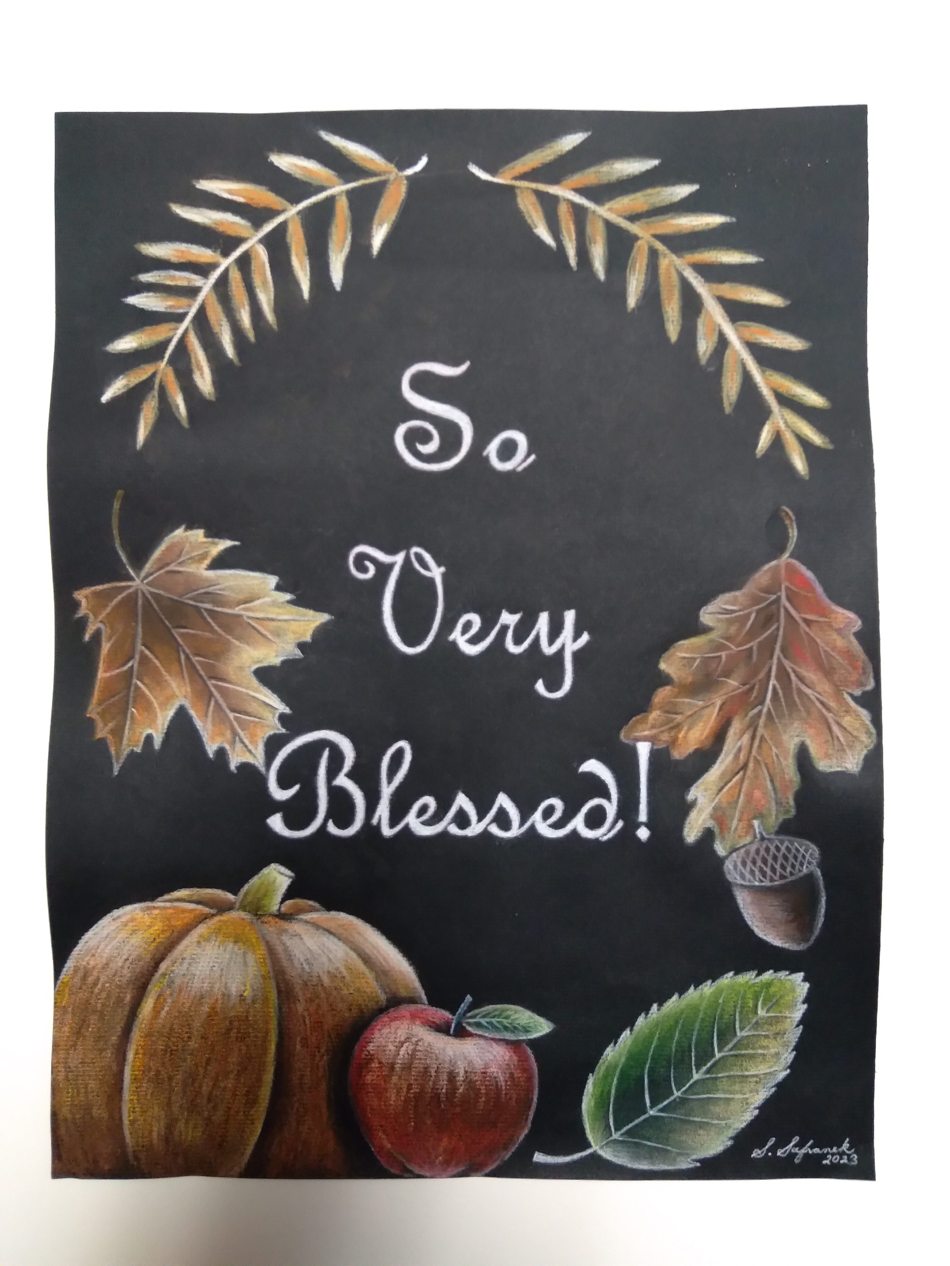Example-of-Chalk-Pastel-Thanksgiving-Sign – Welcome to The Center ...